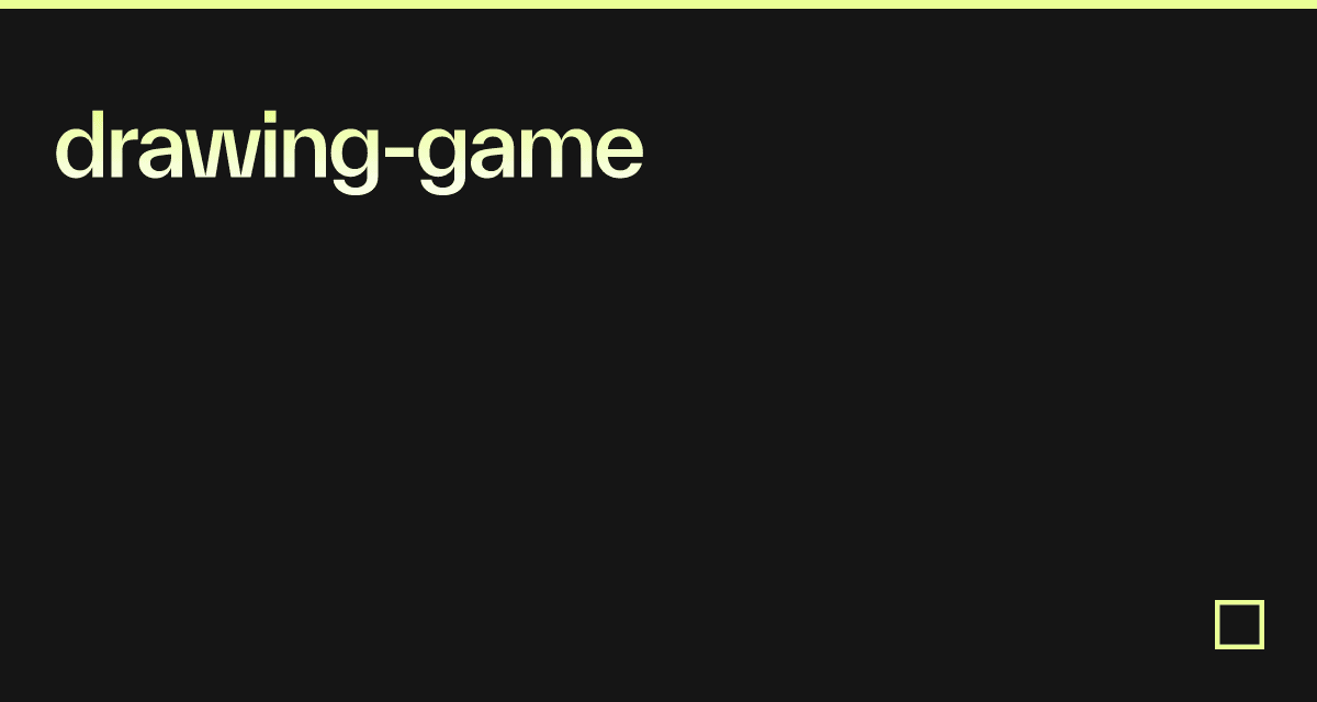 drawing-game - Codesandbox