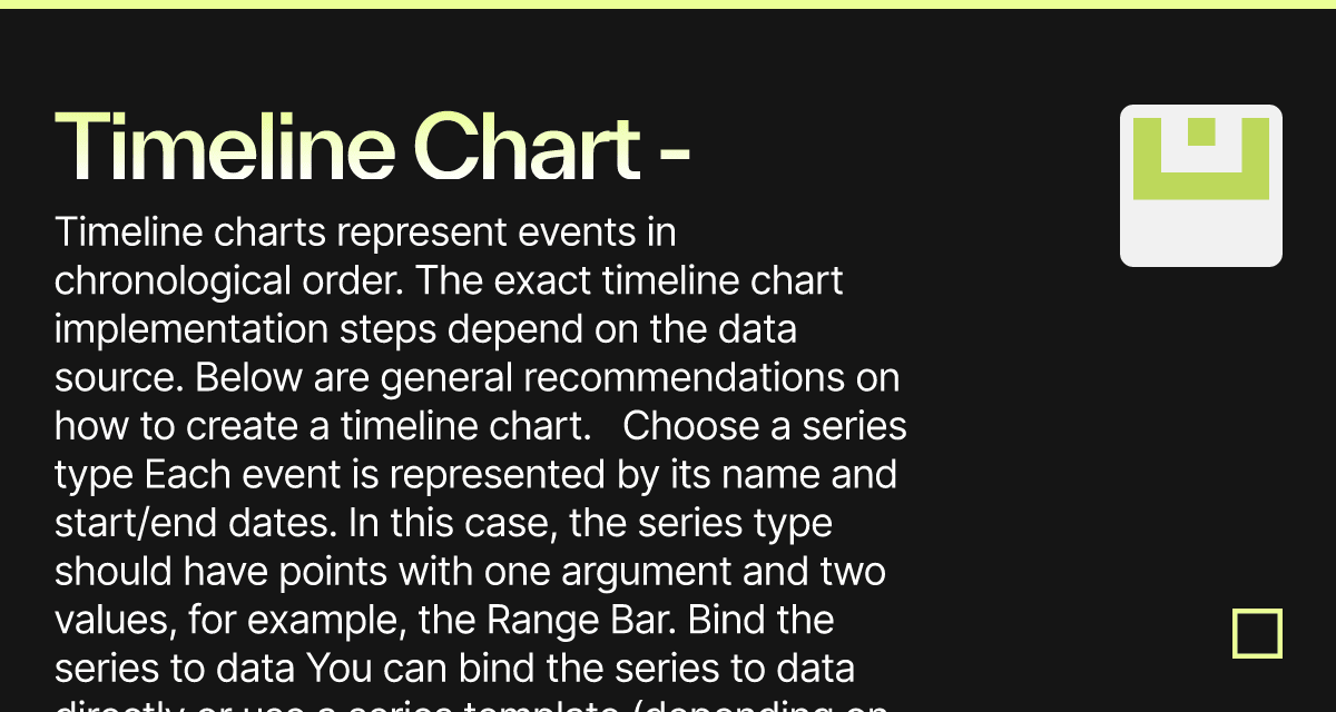 Timeline Chart - DevExtreme Charts - Codesandbox