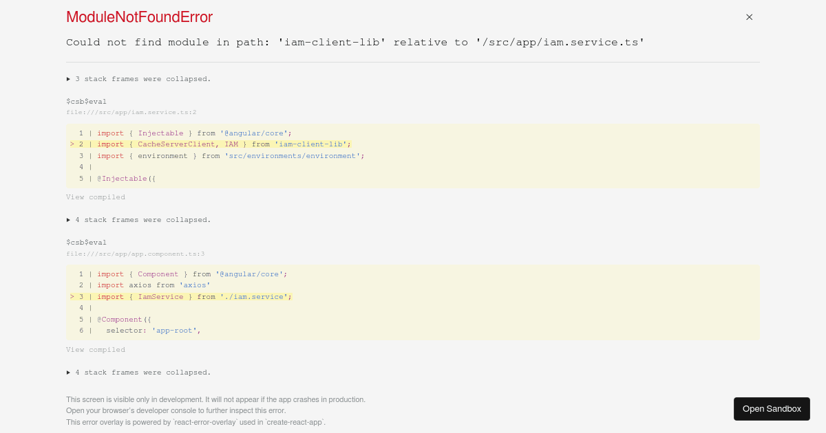 Angular Dapp Codesandbox