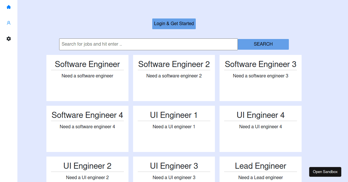 relevel-linkedin-clone - Codesandbox
