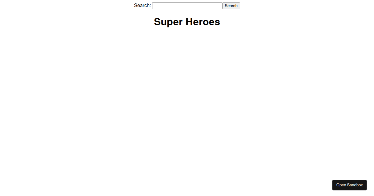 superhero-redux-tutorial - Codesandbox
