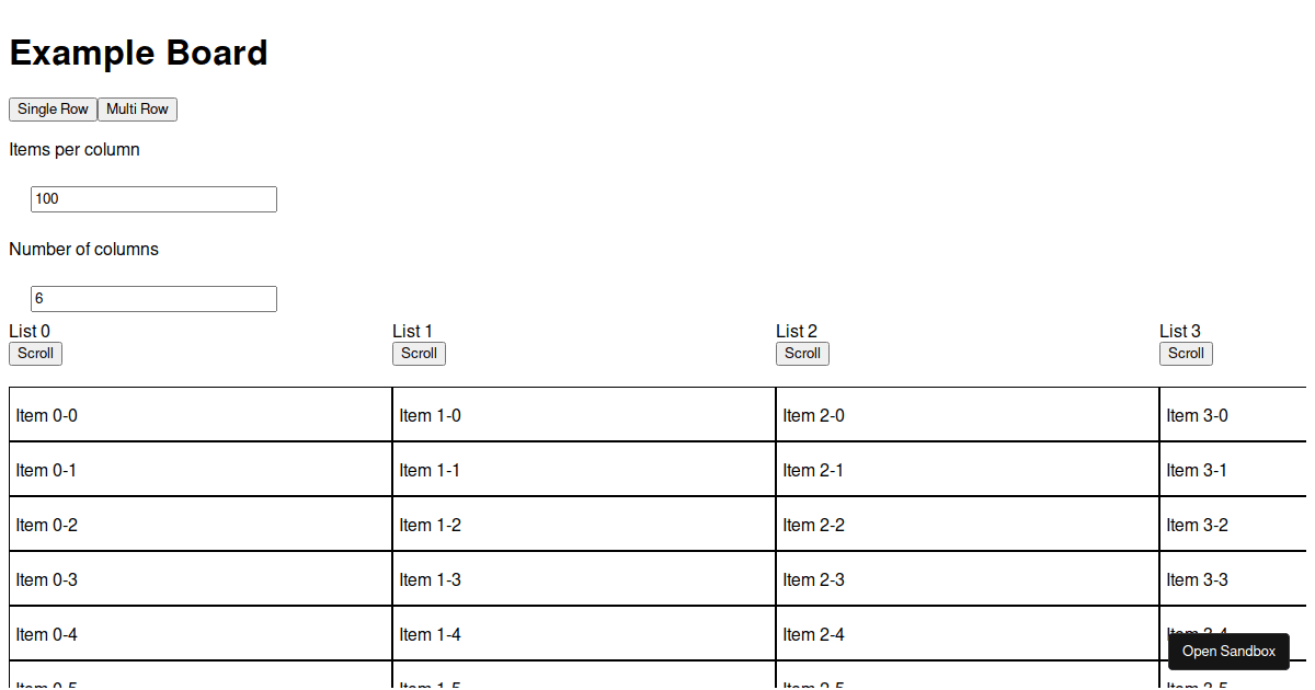 Sortable Grid (forked) - Codesandbox
