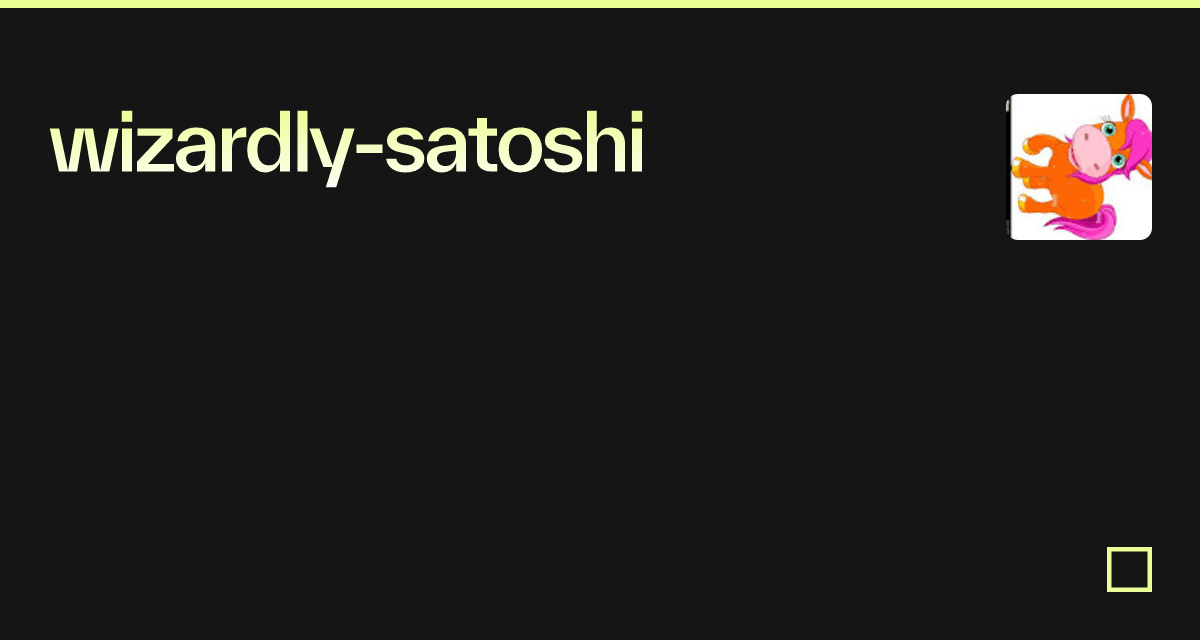wizardly-satoshi - Codesandbox