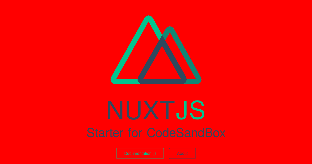 codesandbox-nuxt - Codesandbox