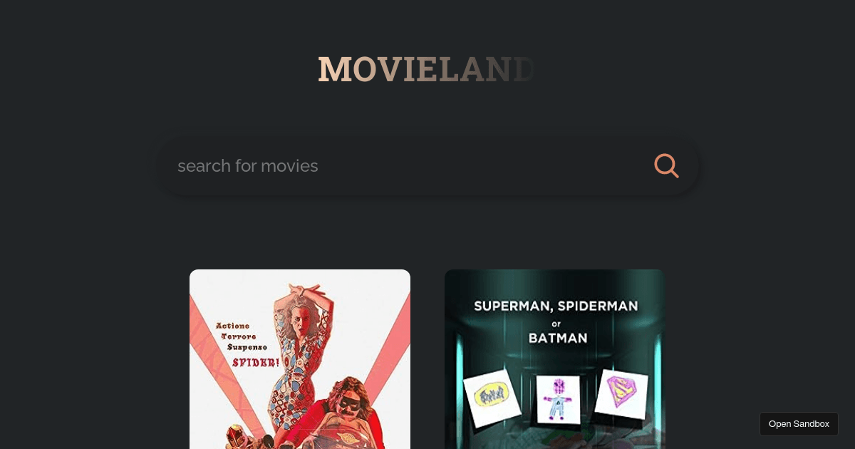 movie-application - Codesandbox