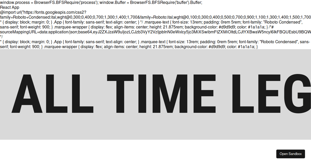 Blog_Marquee - Codesandbox
