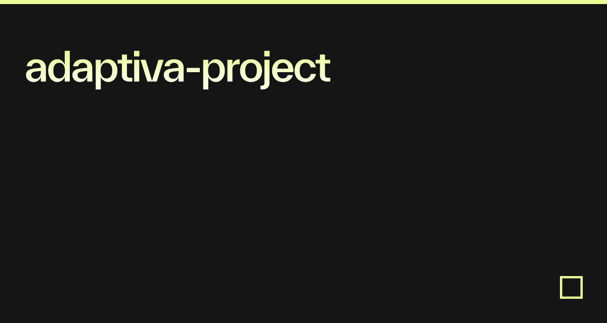 adaptiva-project - Codesandbox
