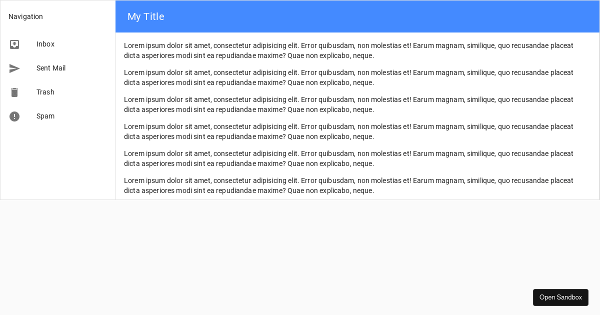 Vue Material - Fixed + Waterfall - Codesandbox