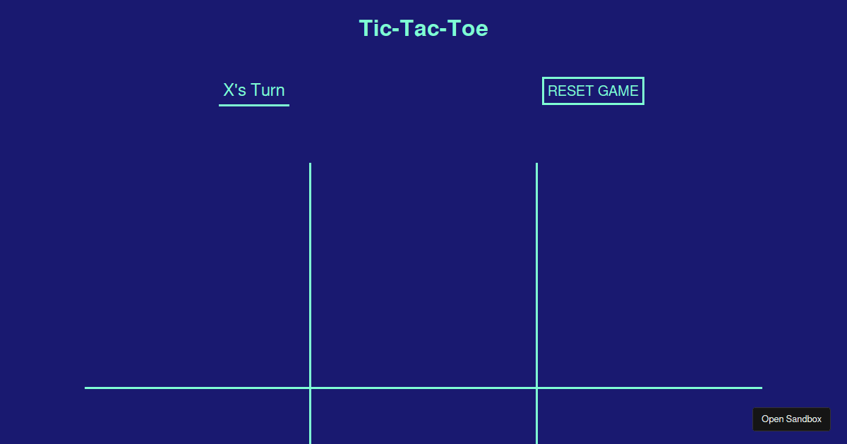 tic-tac-toe-challenge - Codesandbox