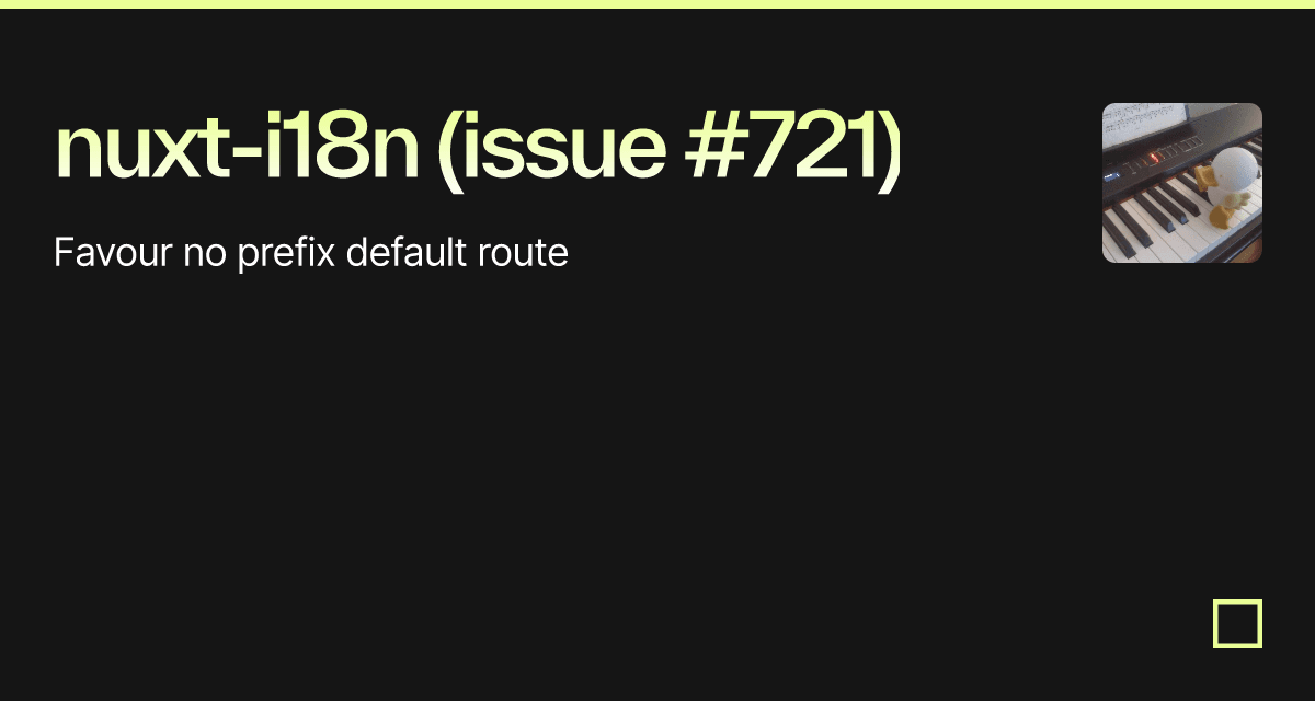 nuxt-i18n (issue #721) - Codesandbox