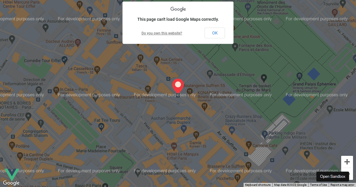 Vue Gmaps - Codesandbox