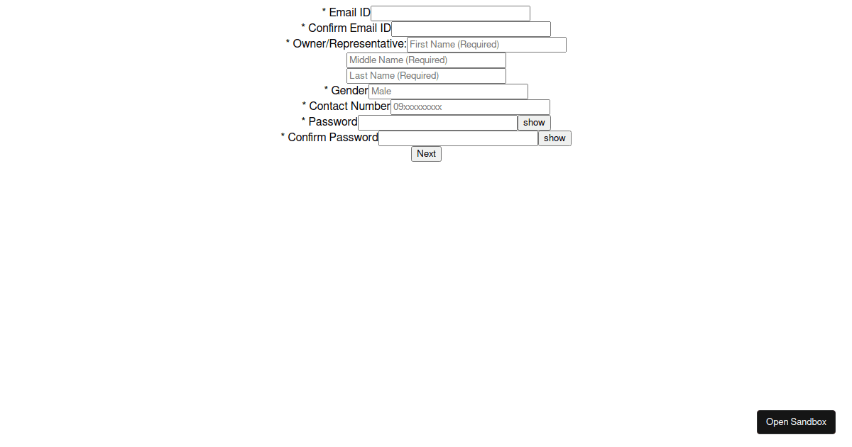 onboarding-demo-1 - Codesandbox