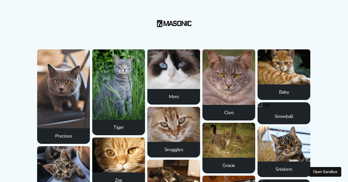 useInfiniteLoader() Example (forked) - Codesandbox