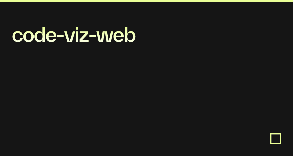 code-viz-web - Codesandbox
