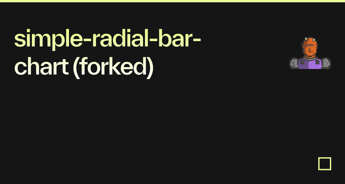 simple-radial-bar-chart (forked) - Codesandbox