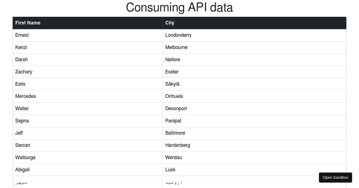 api-call-project (forked) - Codesandbox
