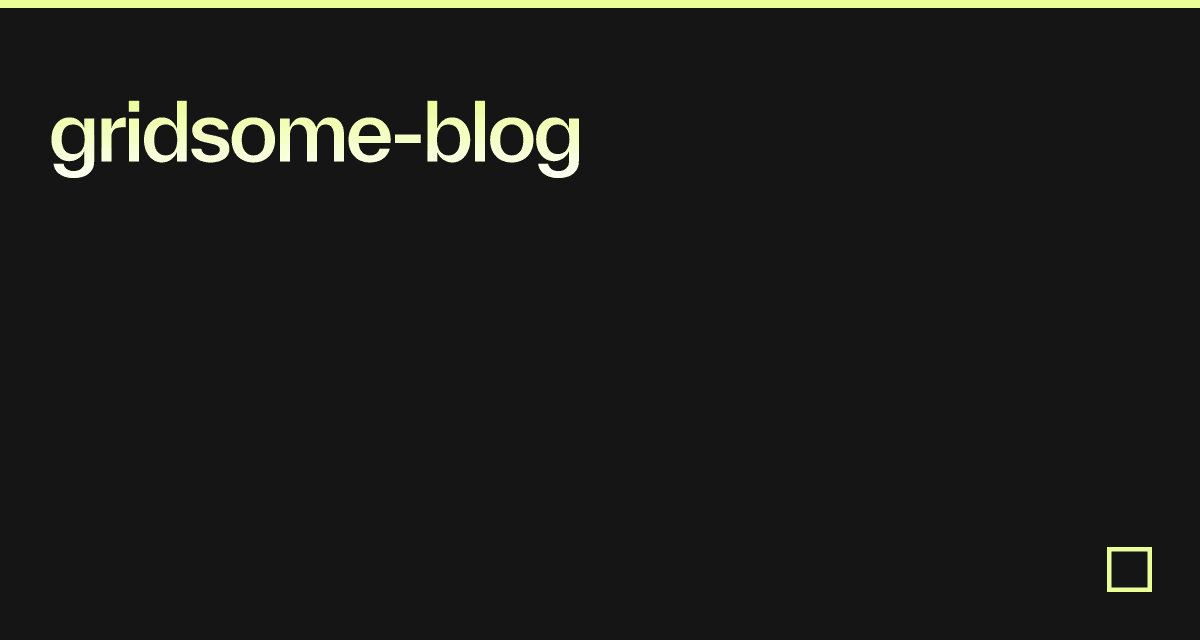 gridsome-blog - Codesandbox