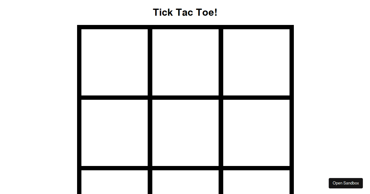 tick-tac-toe - Codesandbox