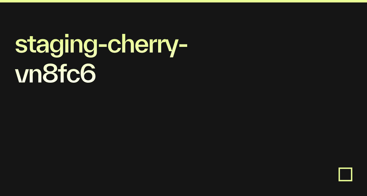 staging-cherry-vn8fc6 - Codesandbox