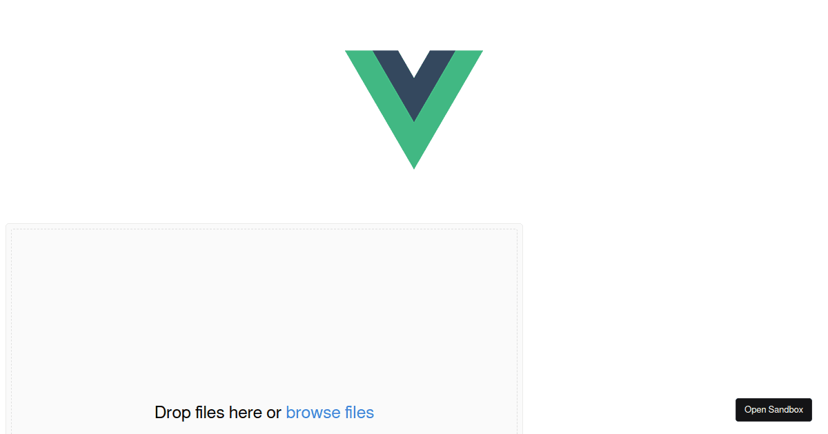 Uppy - Vue Example (forked) - Codesandbox