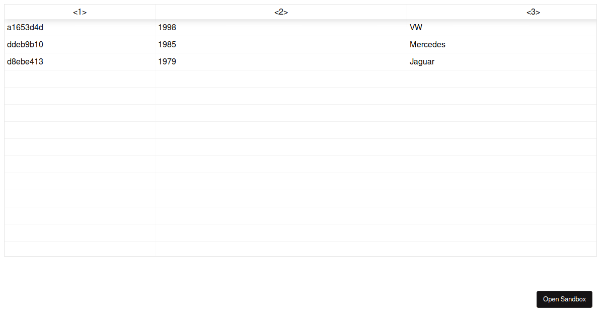 dazzling-euler-voec1t - Codesandbox