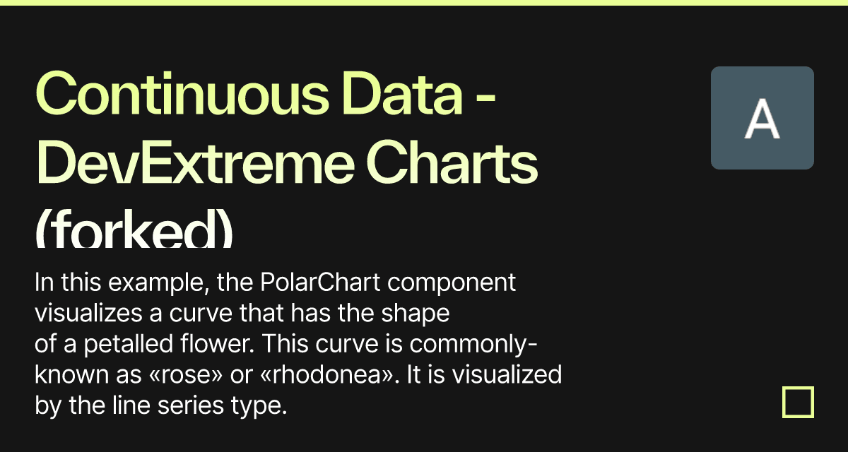Continuous Data - DevExtreme Charts (forked) - Codesandbox