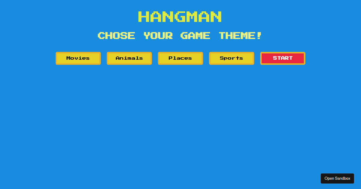 final_hangman game - Codesandbox