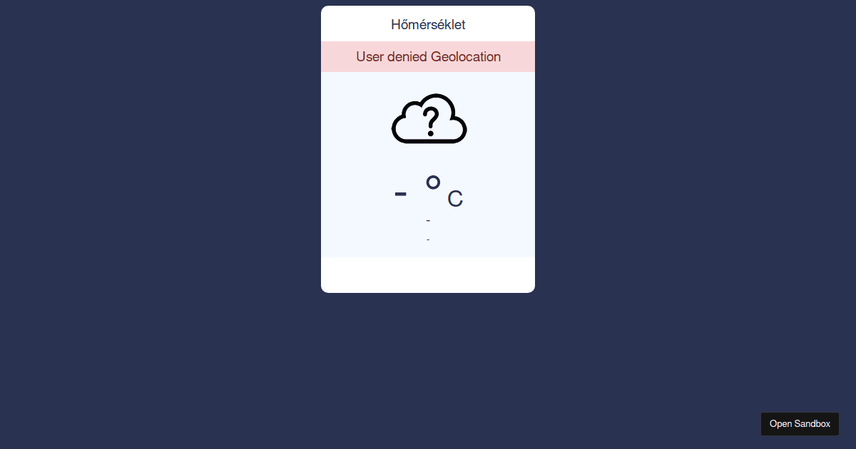 weather-widget - Codesandbox