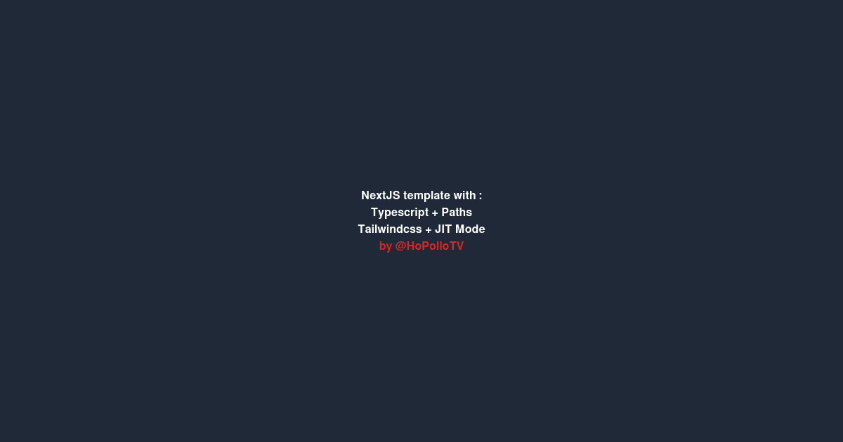 Nextjs Typescript Tailwindcss Codesandbox