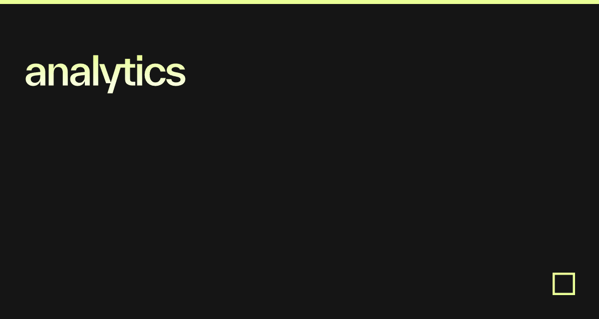 analytics - Codesandbox