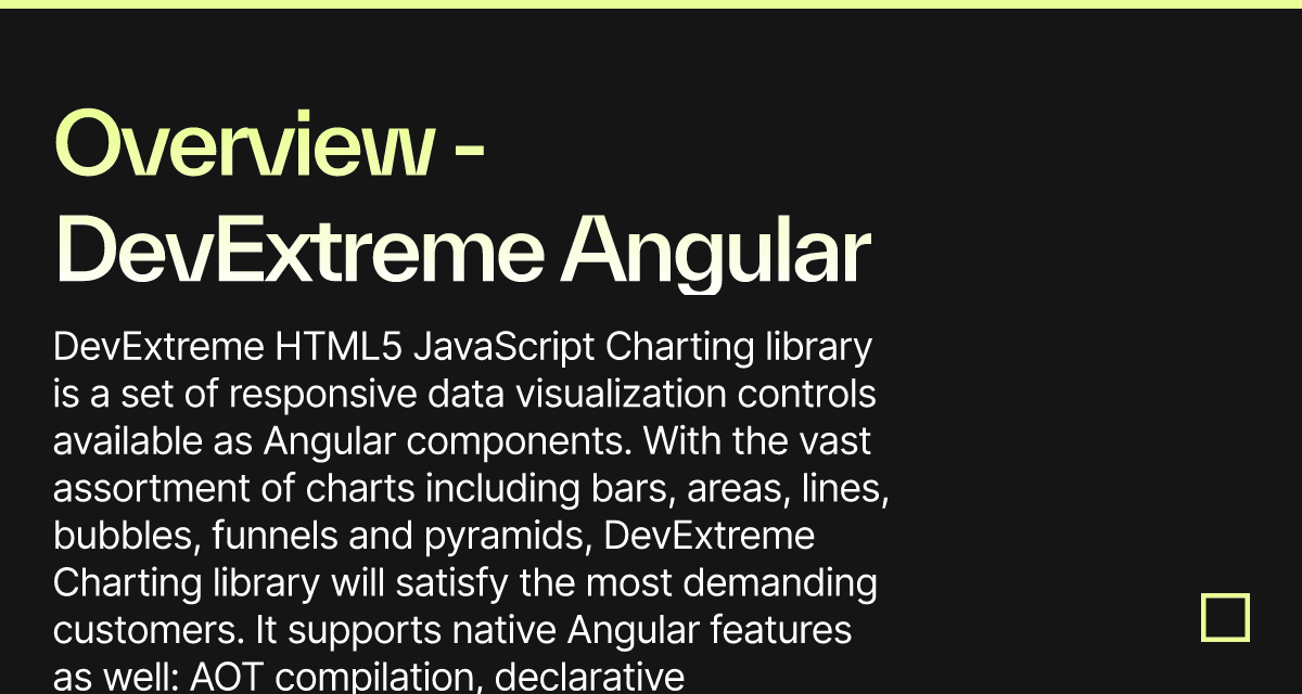 Overview - DevExtreme Angular Charts - Codesandbox
