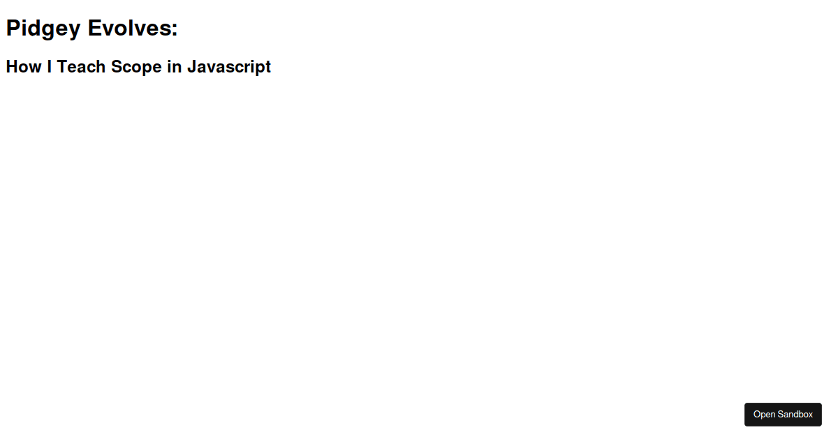 scope-javascript - Codesandbox