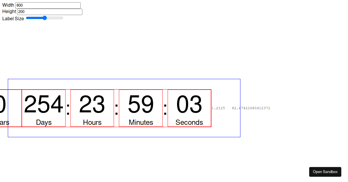 Countdown Clock 2 - Codesandbox