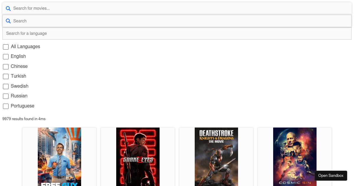 reactivesearch-quickstart-datasearch - Codesandbox