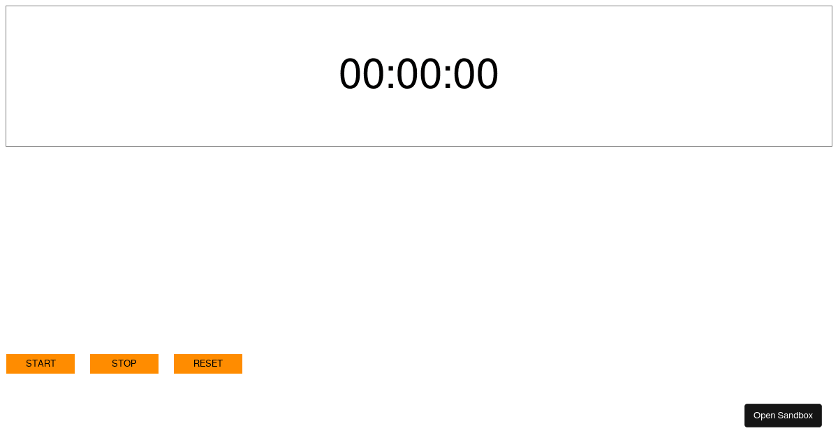 stop-watch - Codesandbox