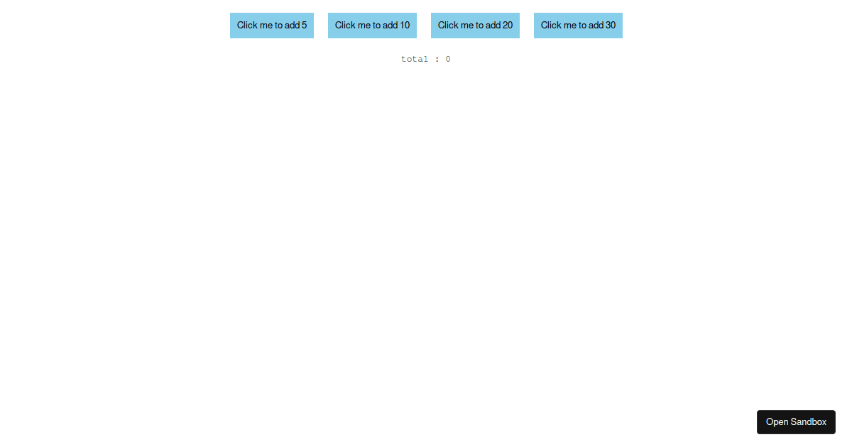 React Getting Started Forked Codesandbox