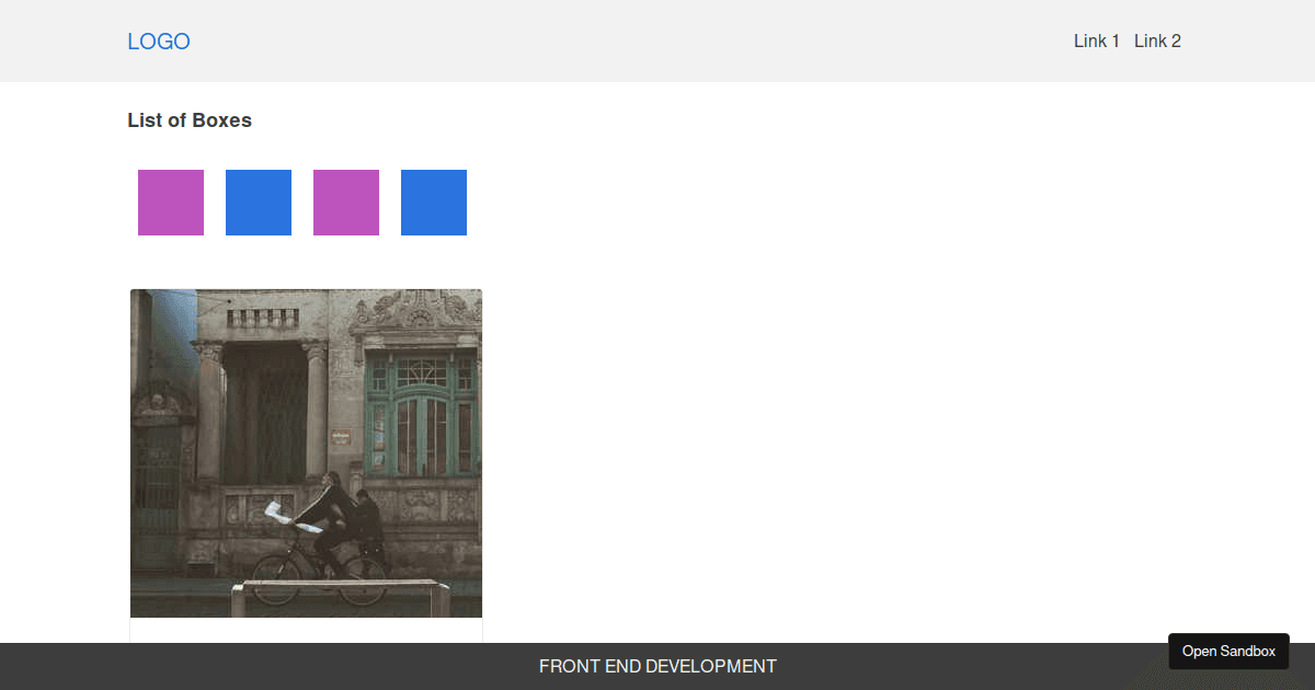 Html Scss Assessment Codesandbox