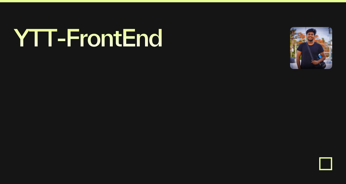 YTT-FrontEnd - Codesandbox