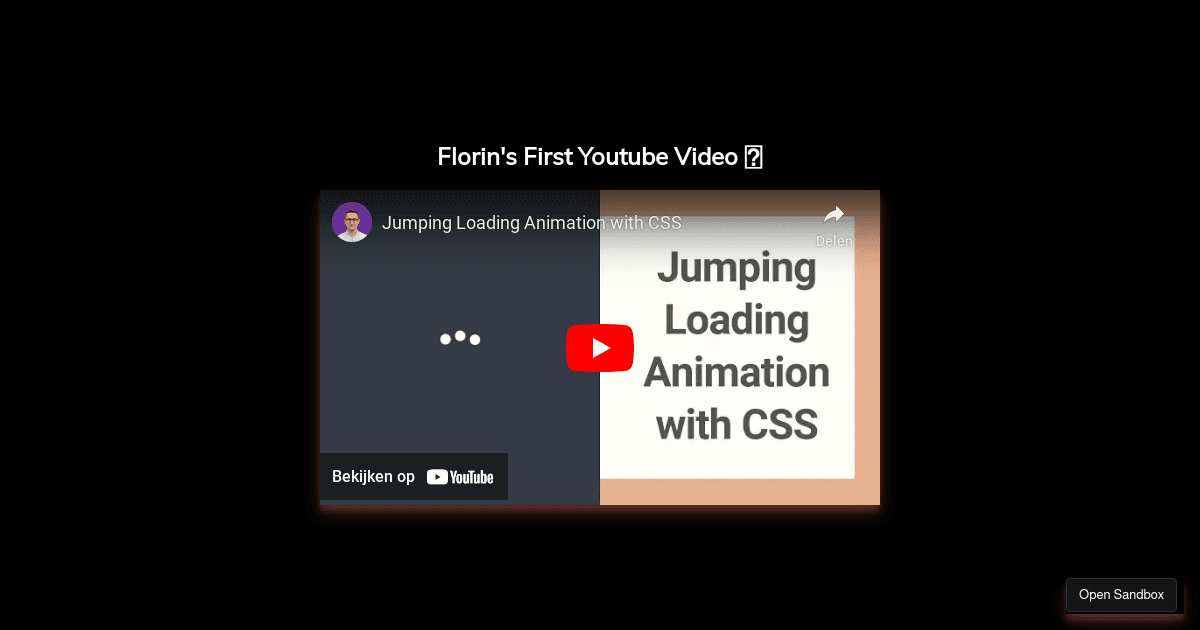 karthicktam/100-Youtube-Video-Florin-Pop - Codesandbox