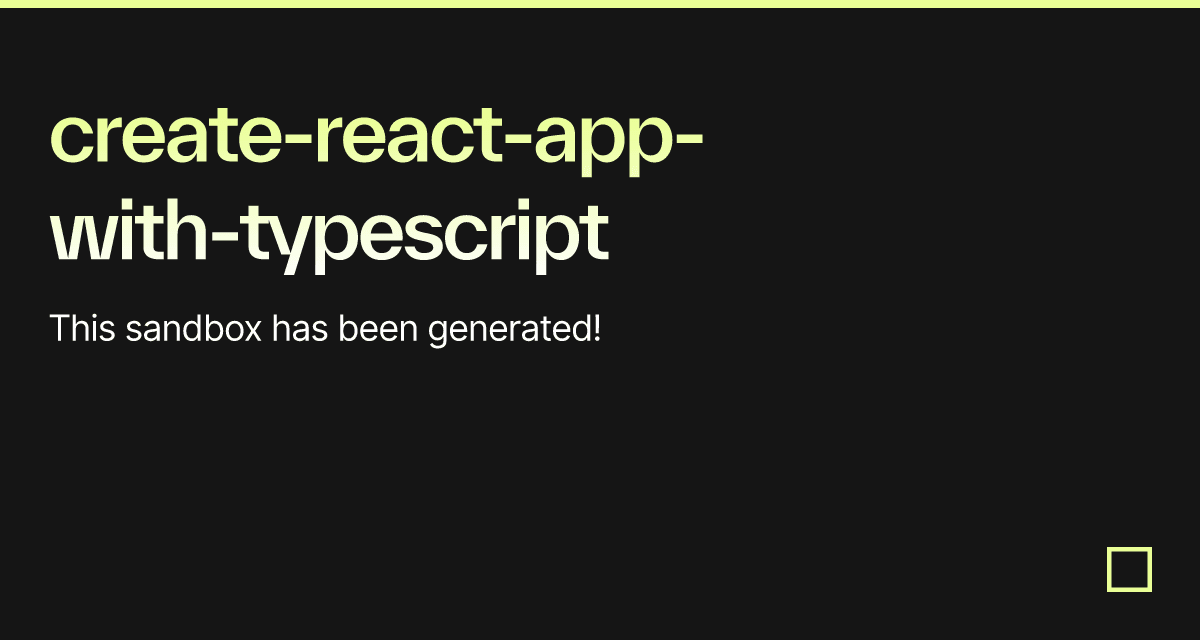 create-react-app-with-typescript - Codesandbox