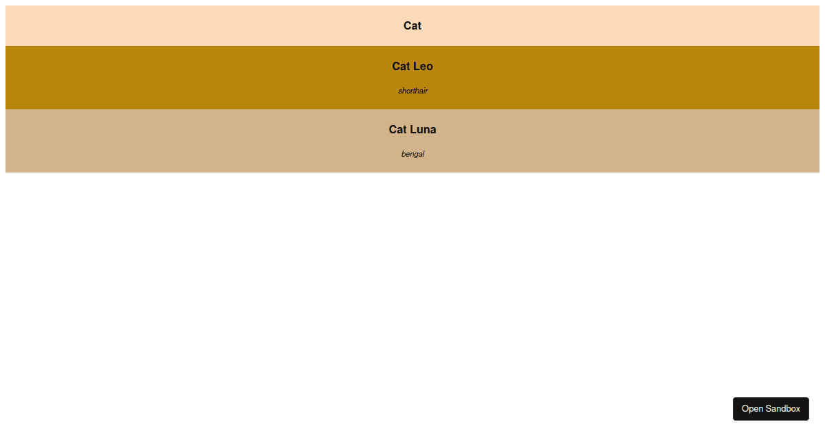 React props for functional components - Codesandbox React props for functional components - Codesandbox