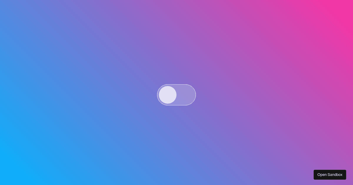 layout animation switch - Codesandbox