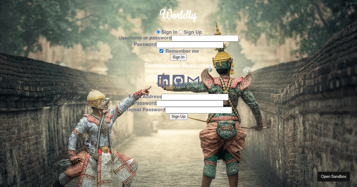 Login React revision - Codesandbox