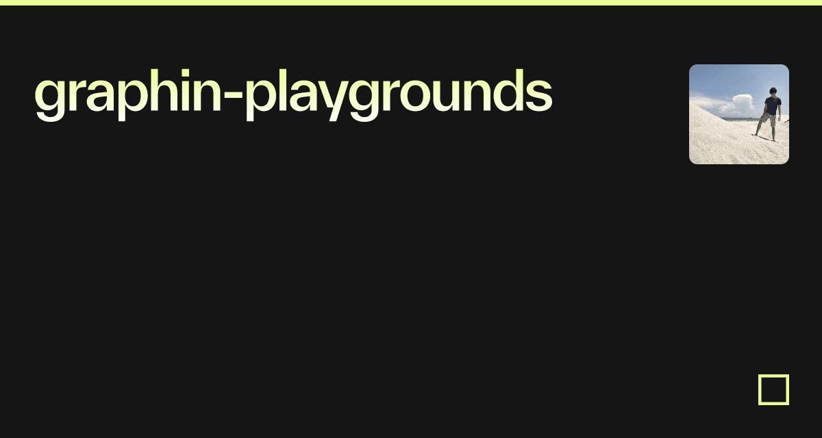 graphin-playgrounds - Codesandbox
