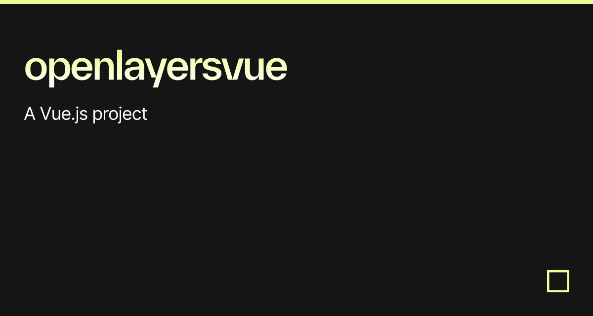 openlayersvue - Codesandbox