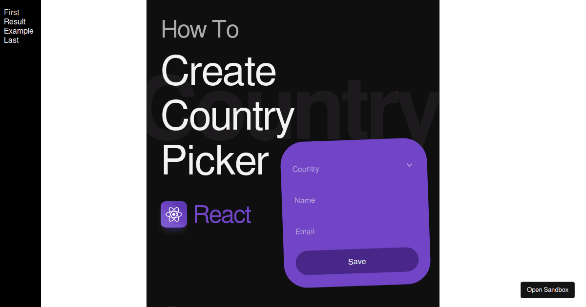 react-cards - Codesandbox