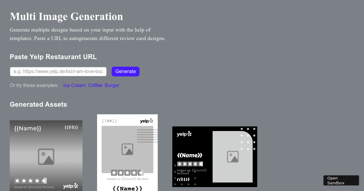 showcase-github - Codesandbox