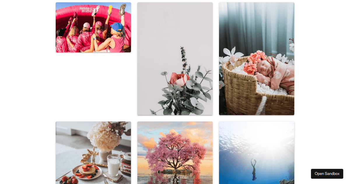 Vue Infinite scrolling - Codesandbox