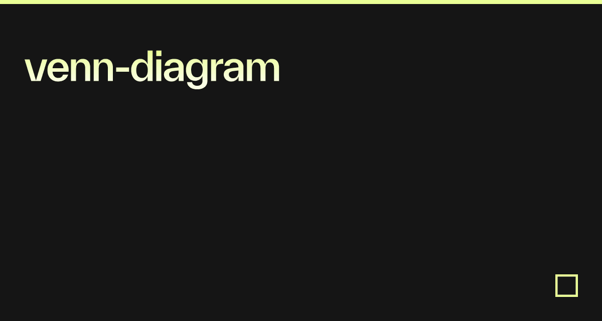 venn-diagram - Codesandbox