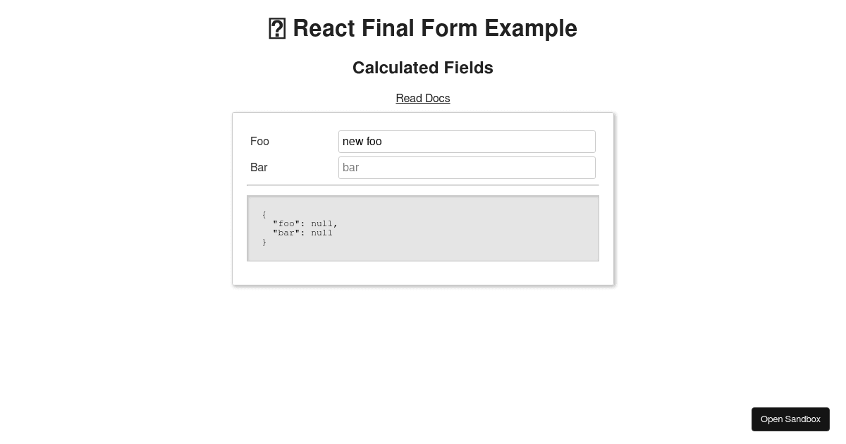 React Final Form - Notifications Bug - Codesandbox